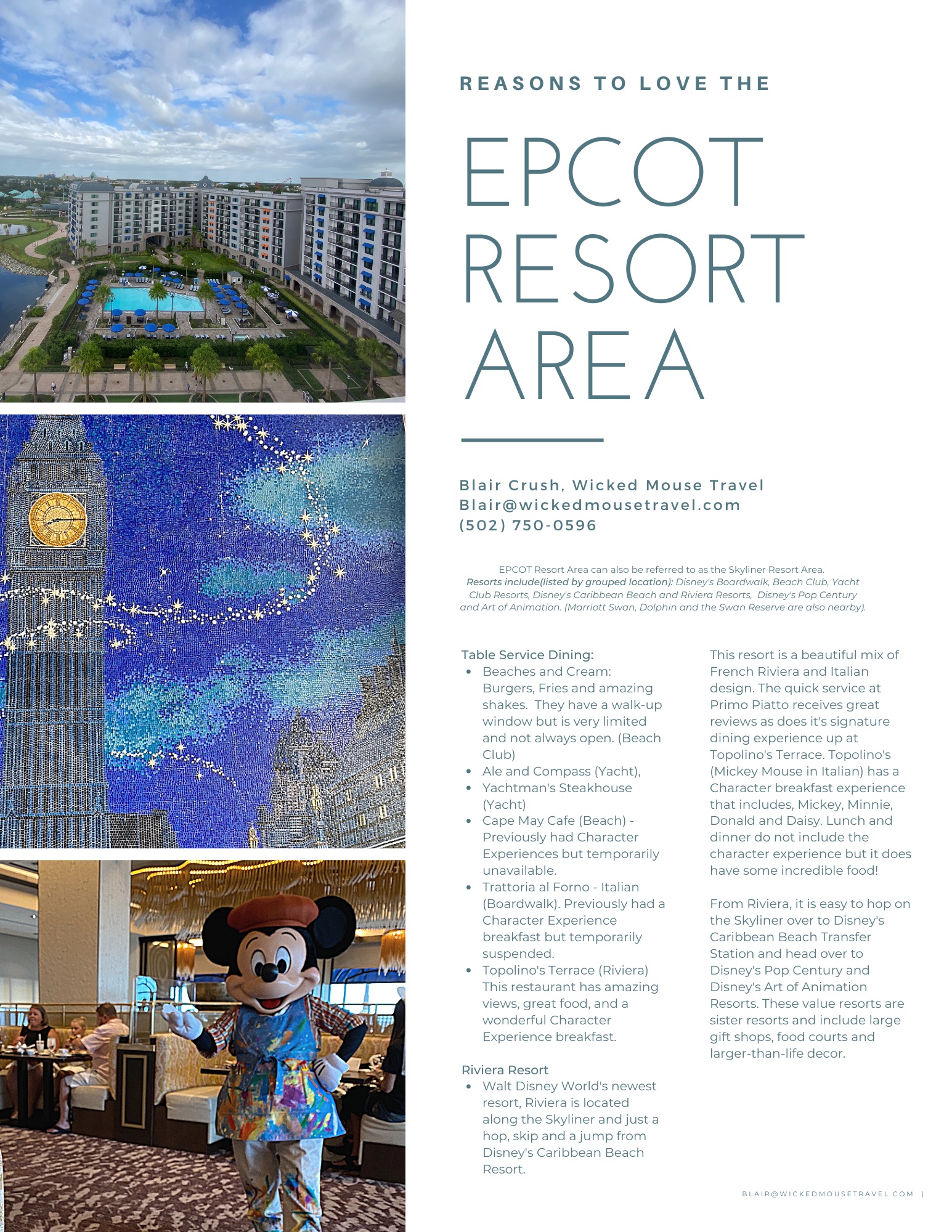 Reasons to LOVE the EPCOT Resort Area – Crush on the Magic